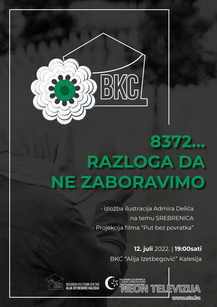 BKC “Alija Izetbegović” i MIZ Kalesija organiziraju program u povodu obilježavanja godišnjice ...