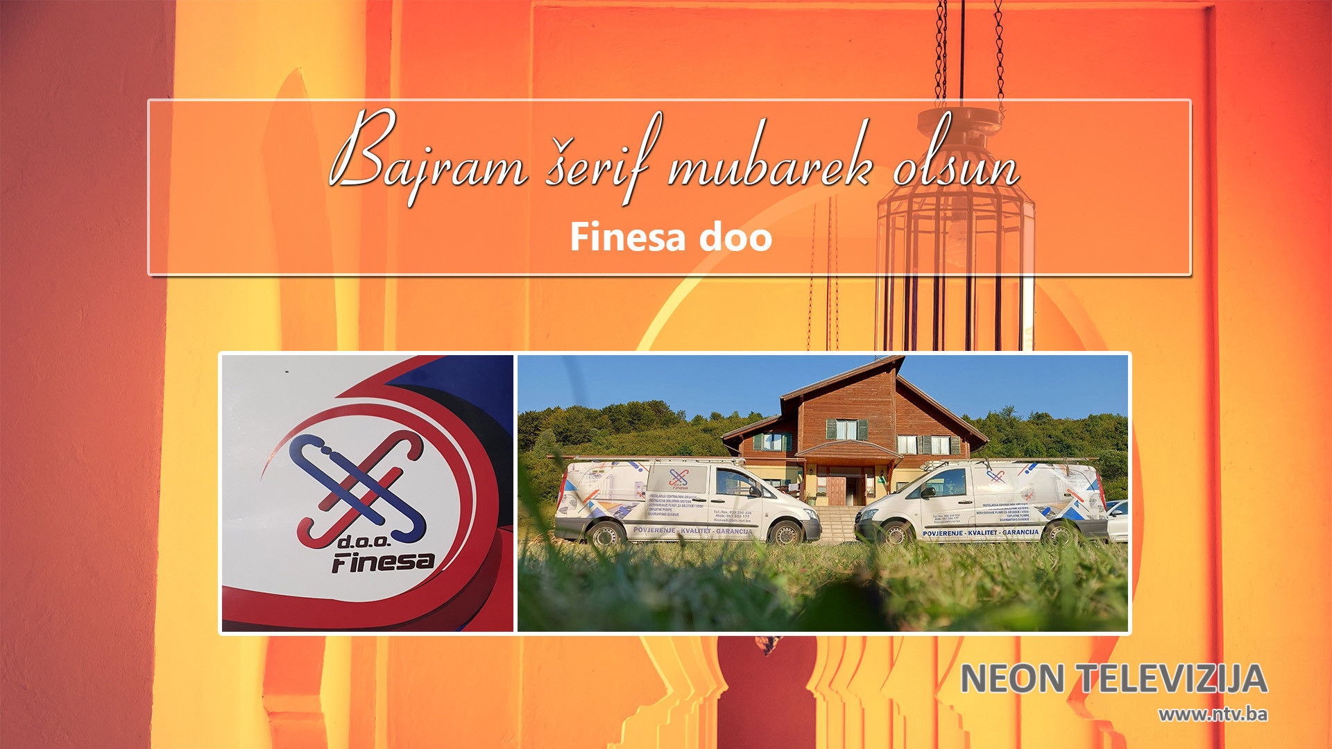 Bajramska čestitka: Finesa d.o.o Kalesija – NEON Televizija